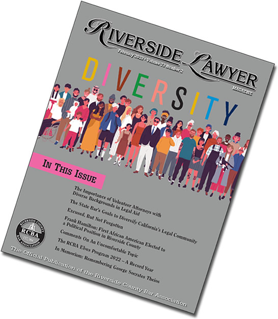 Current Issue of the Riverside Lawyer Magazine